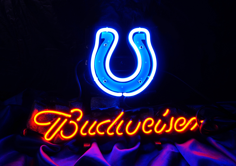 Wiki Neon Sign Blog: NFL BUDWEISER INDIANAPOLIS COLTS BEER BAR CLUB ...