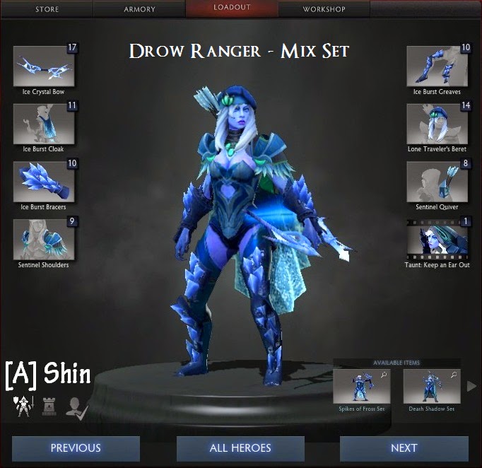 Drow Ranger - Mix Set