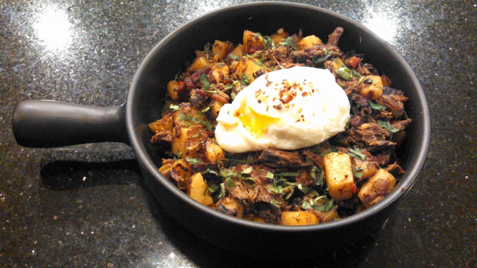 Hot Dog It's a Food Blog: Short Rib Breakfast Hash with Poached Eggs