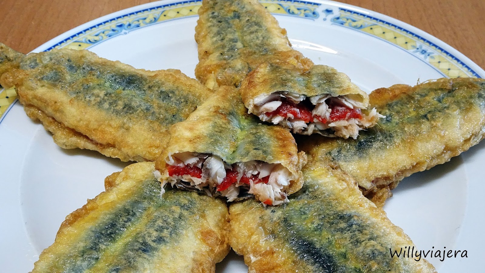 WILLYVIAJERA PURI: Anchoas rellenas de piquillos