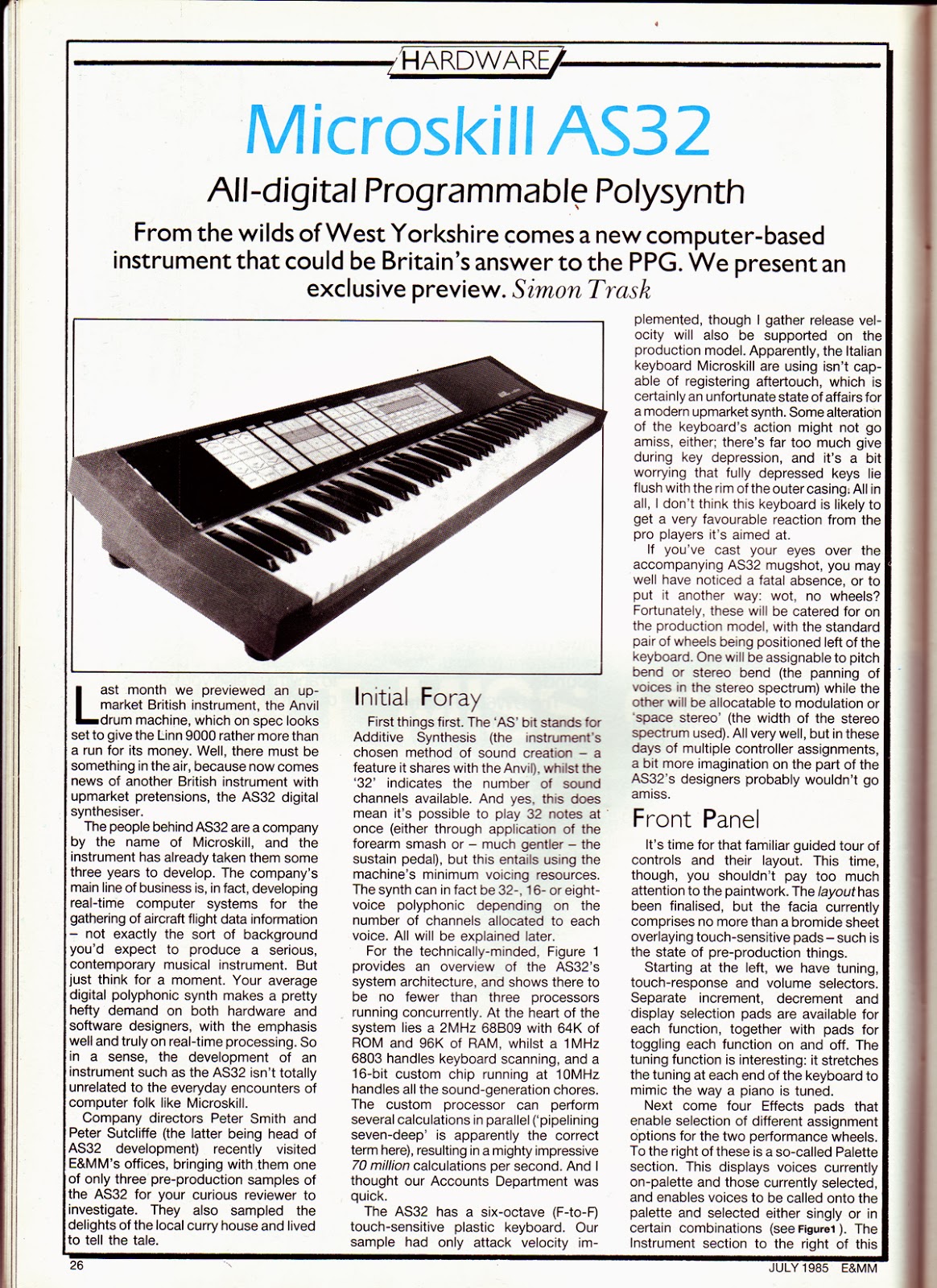 MATRIXSYNTH: The Microskill AS32 Synthesizer - Britain's Answer to the ...