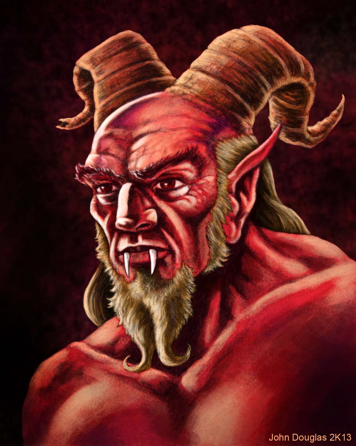 The John Douglas (Mostly) Comic Book Art Site: Merry Krampus!