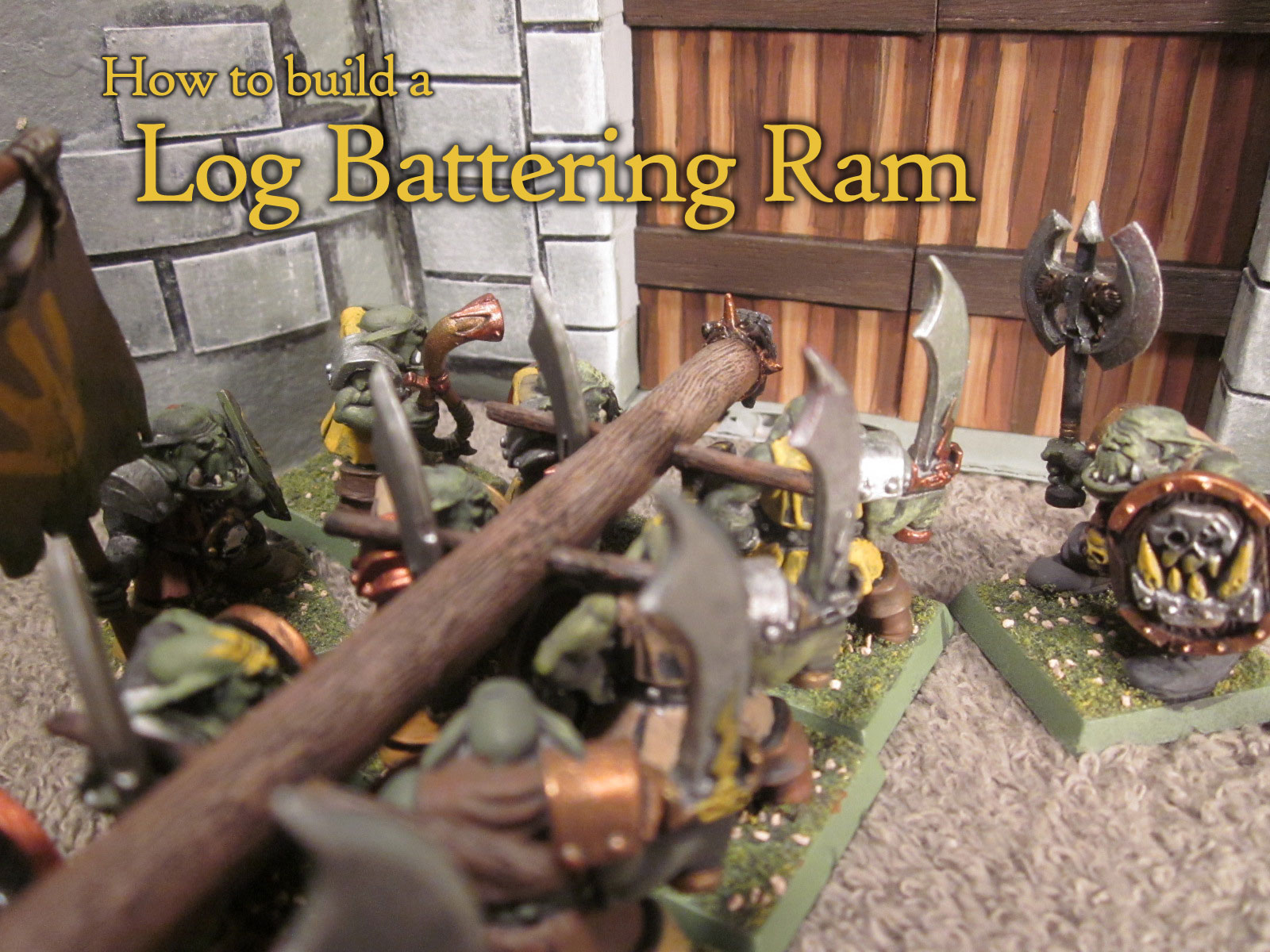 Battleground Hobbies: Warhammer Siege Log Battering Ram