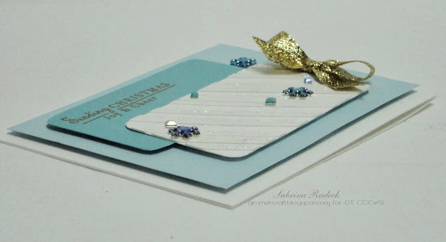 Bling For Christmas - DT CCC#51 | Aspiring to Creativity