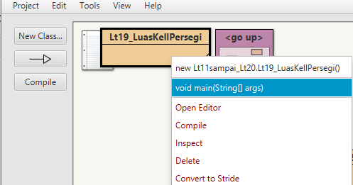 Java Script: MEMBUAT CODING JAVA MENGHITUNG LUAS DAN KELILING PERSEGI MENGGUNAKAN BLUE-J
