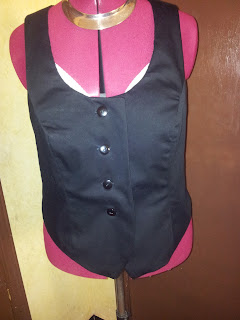 Simplicity Misses Lined Vests 4079 pattern review by sewmodest