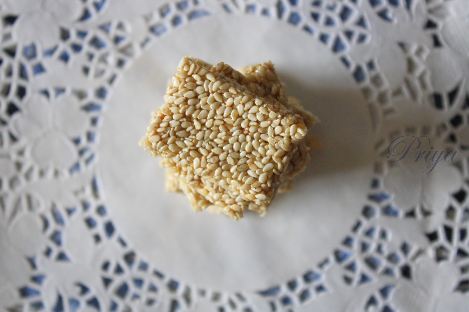 Cook like Priya: Ellu Mittai Recipe | Til Chikki Recipe