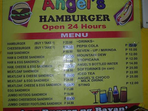 ANGEL'S HAMBURGER