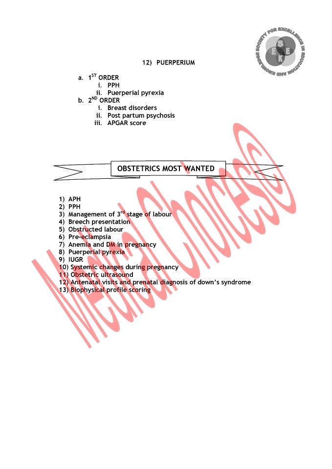 Rank Order(Key To Success In Final Prof MBBS) | MEDICAL CHOICES