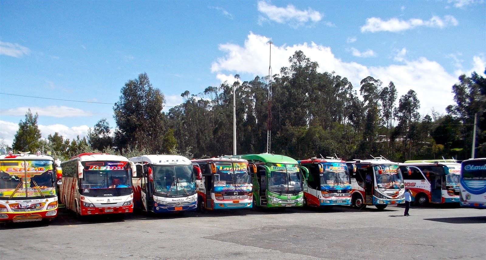 TWO BUS TICKETS: ECUADOR - Otavalo (January 28 -30,2017)