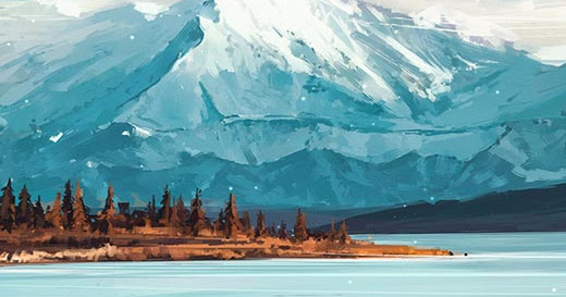 Mountains Scene Wallpaper Engine