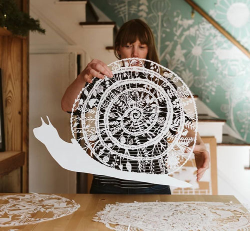 My Owl Barn: Breathtakingly Intricate Papercut Landscapes
