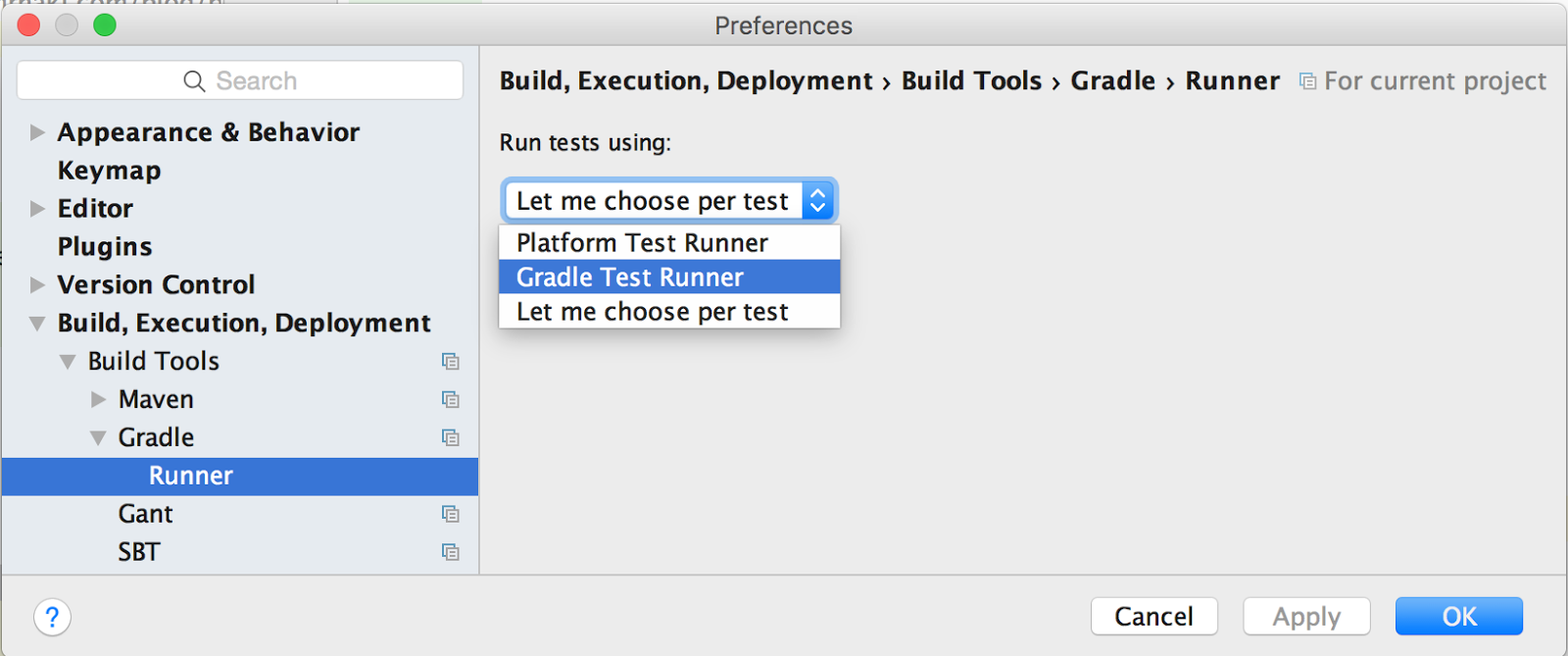 Gradle Goodness: Configure IntelliJ IDEA To Use Gradle As Testrunner ... Gradle Goodness: Configure IntelliJ IDEA To Use Gradle As Testrunner ...