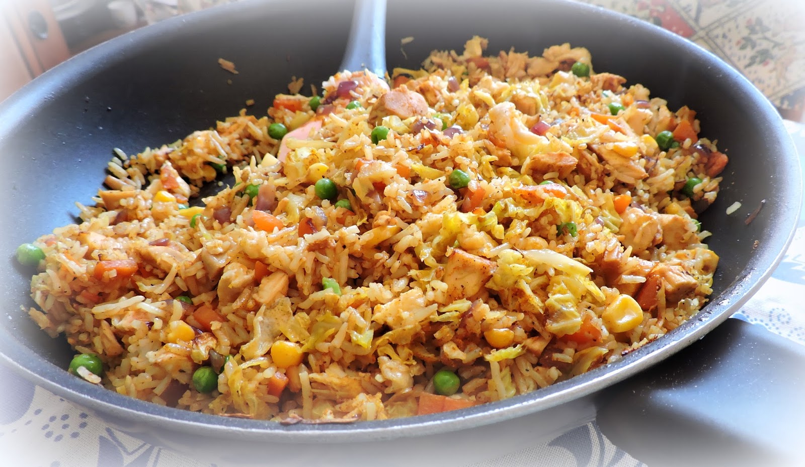 Curried Chicken Fried Rice | The English Kitchen