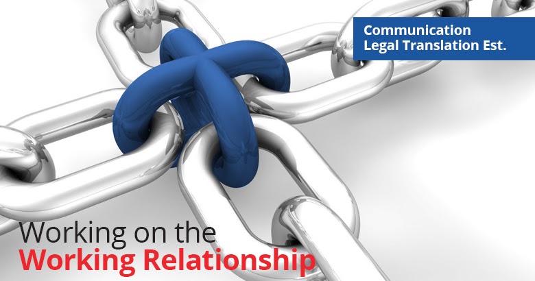 Working on the working relationship