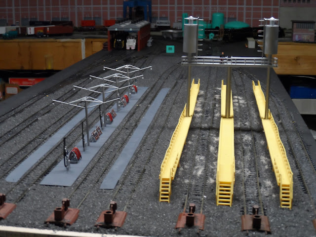 New York Central Train Layout: Terminal Yard Engine Facility Additions