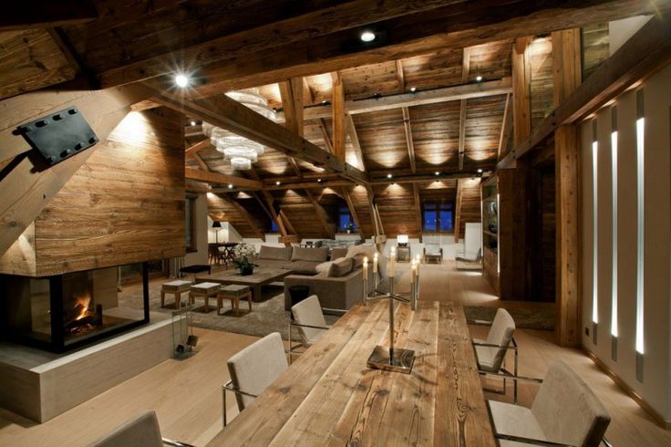 30 Rustic Chalet Interior Design Ideas | Architecture | Architecture Design