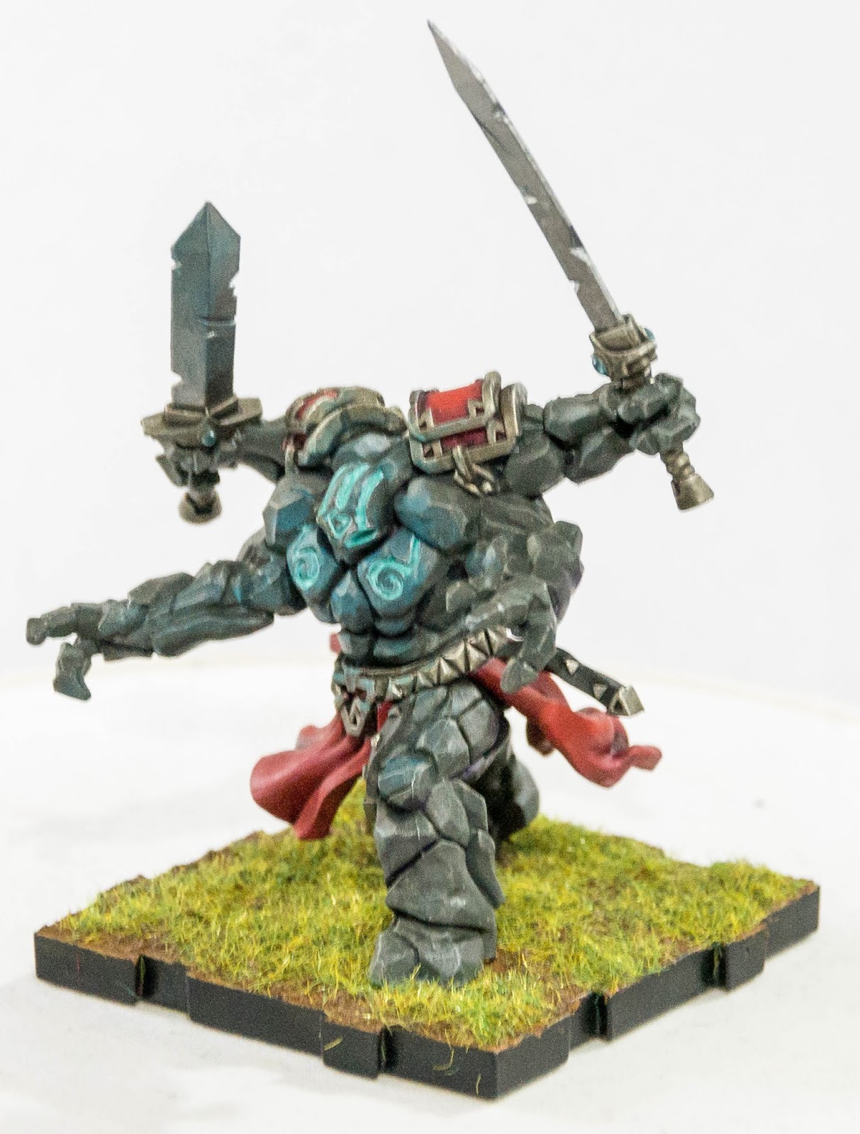 Mann's Model Moments: Runewars Painting 1 - Rune Golem and Carrion Lancer