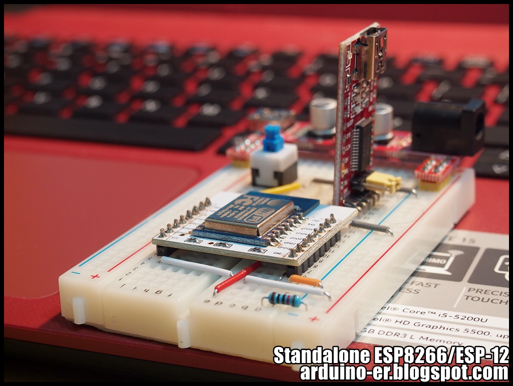 Arduino Er Program Standalone Esp8266esp 12 Wifi Module With Arduino Ide