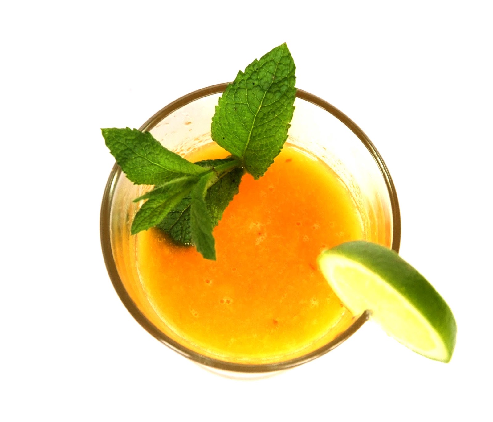 Frango do Campo: Sumo de manga, laranja e lima