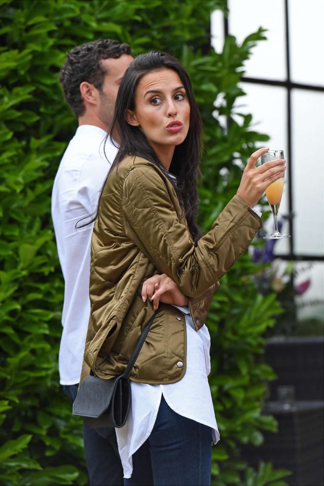 British Newsreader Lucy Watson Dirt Face Stills