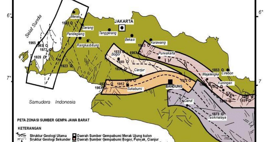 Sesar Baribis dan Gempa Bumi Majalengka 1990 - Pusat Gempa Jakarta