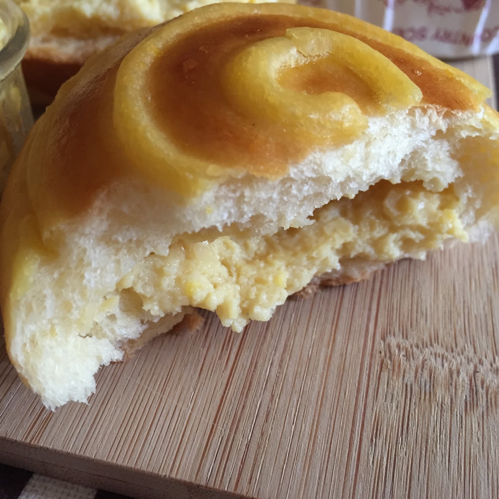 My Mind Patch: True Corn Custard Bun 全玉米奶油馅面包