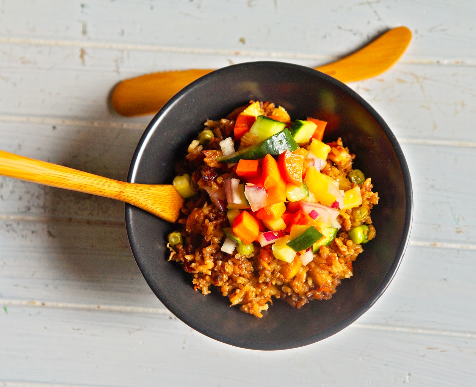 Indonesian chicken fried rice