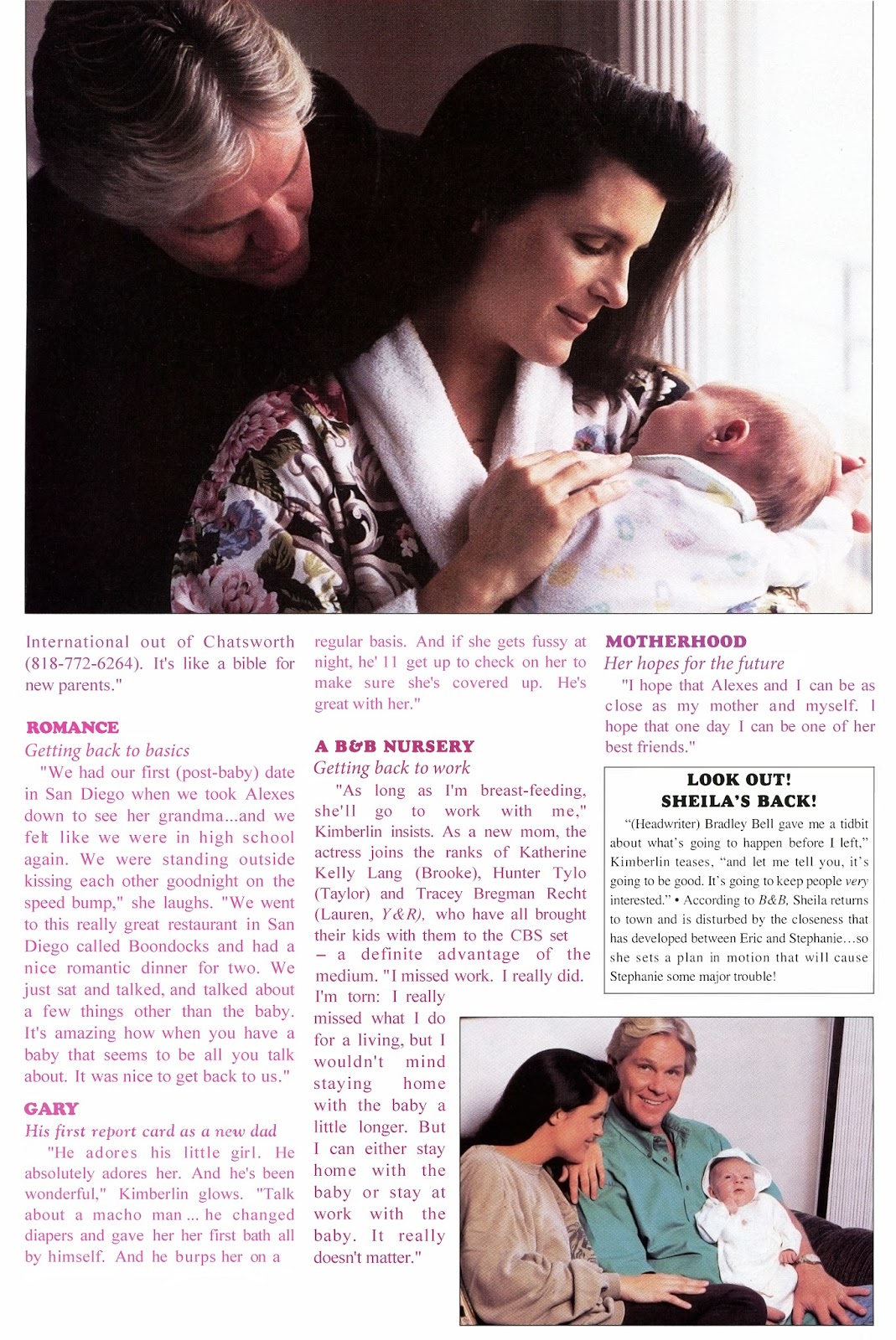 The Bold And The Beautiful: Baby Love - Kimberlin Brown