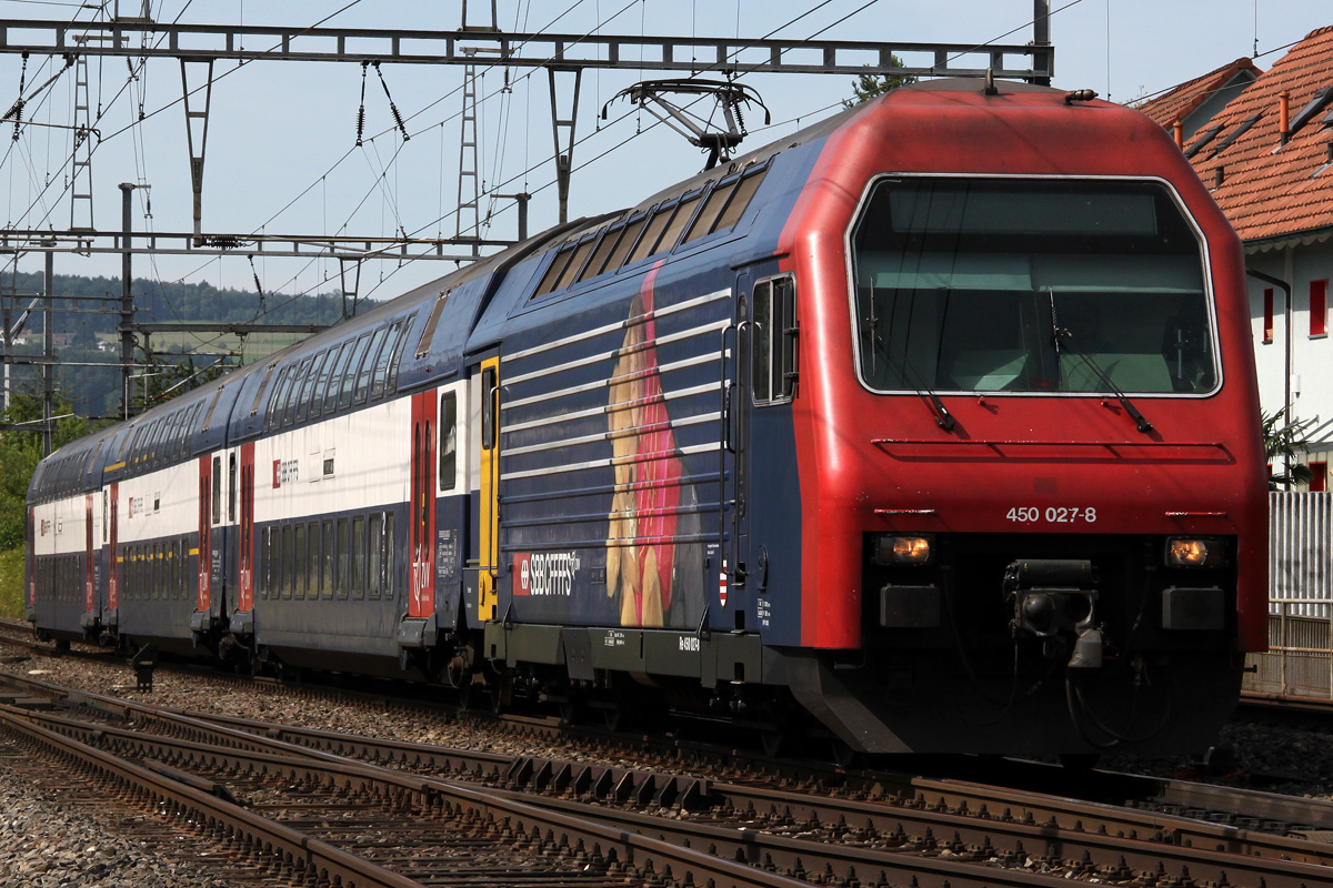 Planes and Trains - Trains: SBB / Re 450 027-8