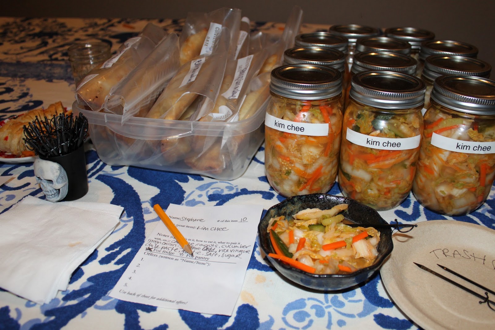 Homemade Trade: An Evening of Swapping - October Swap Recap