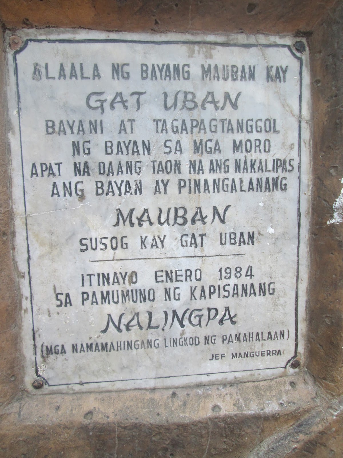 INSPIRING JOURNEY: MAUBAN: Home of the Maubanog Festival