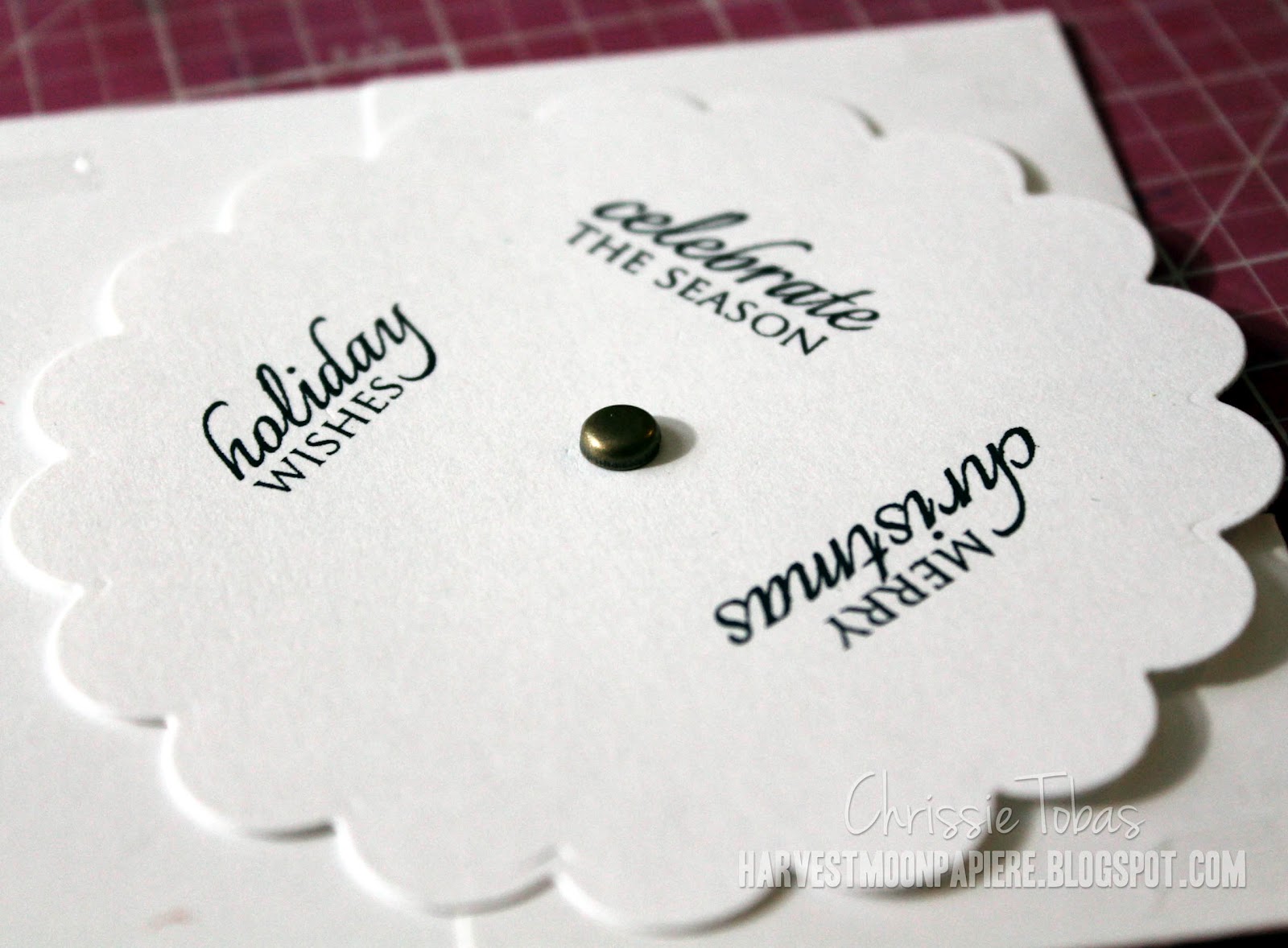 Harvest Moon Papiere: A Window Wheel Card!