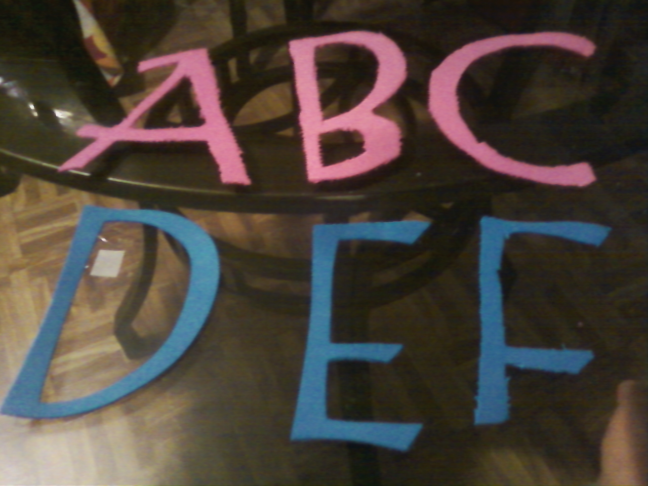 Fun Time Scrapping: Foam Letter ABCs made with Cricut