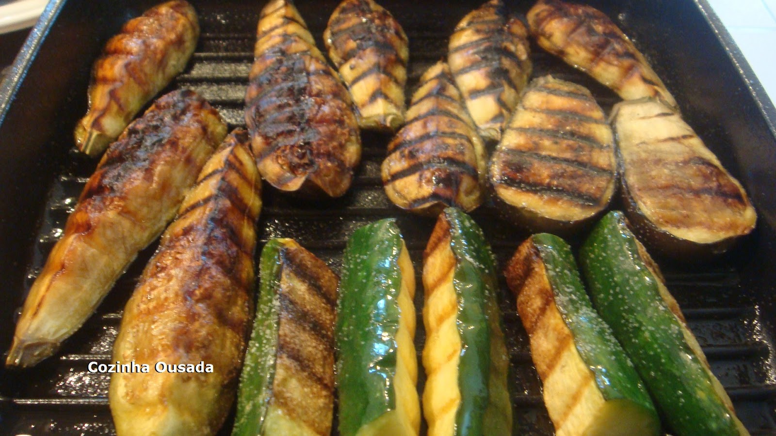 Cozinha Ousada: Legumes Grelhados