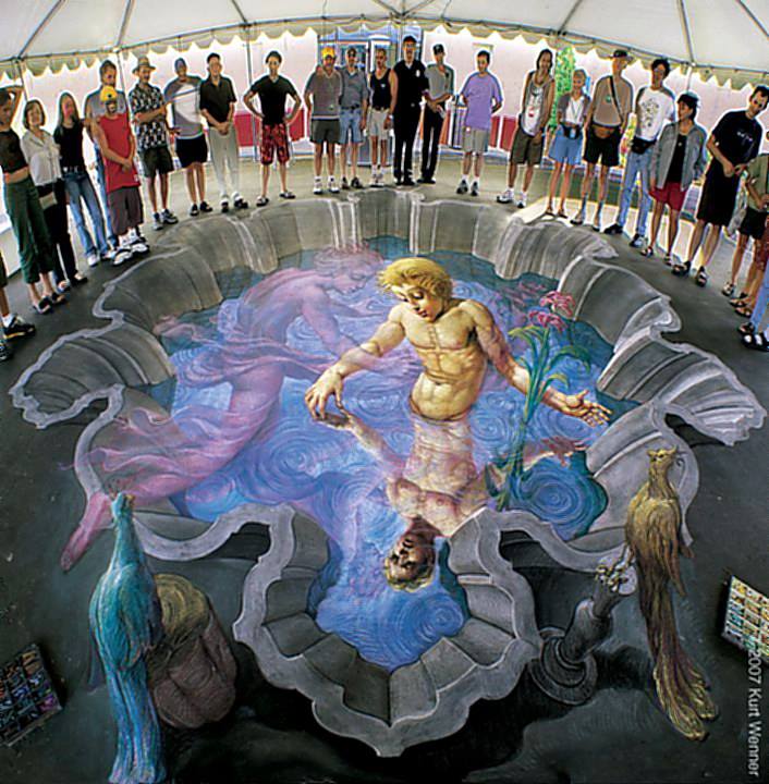 GRAFFITI COLLECTION IDEAS: Stunning 3D Graffiti on Floor by Kurt Wenner