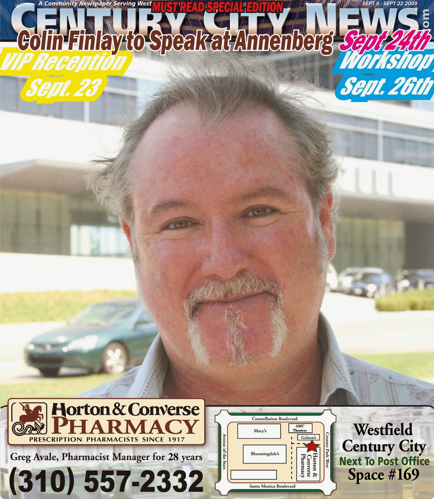 AMERICAN NEWS SERVICE: Colin Finlay to Speak at the Annenberg