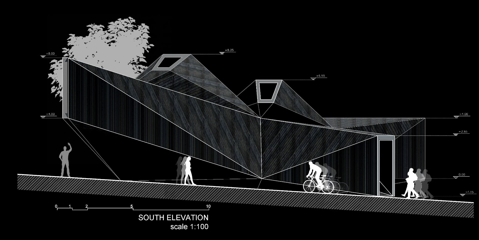 Architects for Urbanity: SPATIAL WOMB Visitors' Center SNCC, Athens