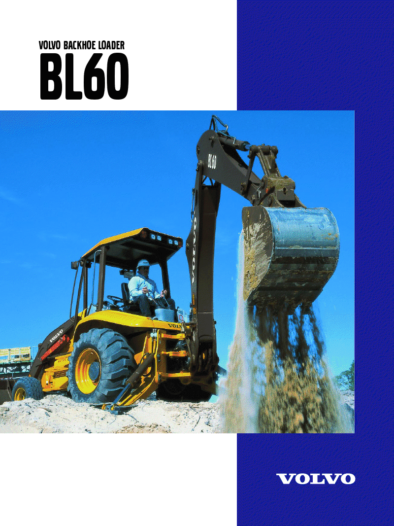 VolvoManuals: VOLVO BACKHOE LOADER BL60 Manual (Volvo BL60)