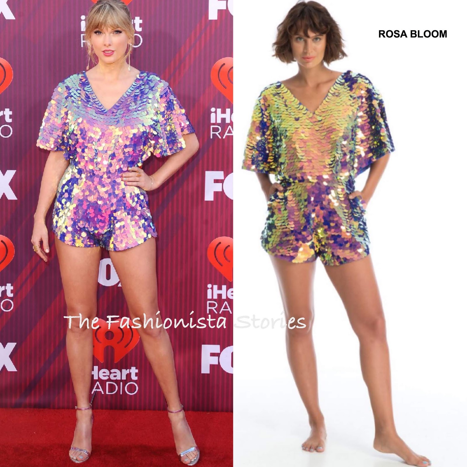 Taylor Swift in Rosa Bloom at the 2019 iHeartRadio Music Awards