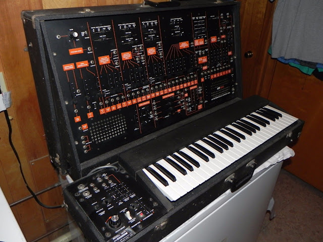 MATRIXSYNTH: Black & Orange ARP 2600 Synthesizer with Keyboard - SN ...