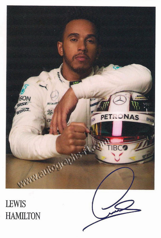 Autographs-F1: Lewis HAMILTON