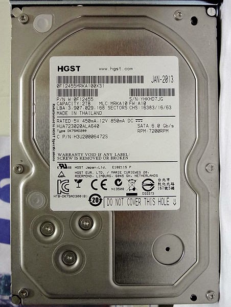 Ingin Berbagi Ilmu dan Pengalaman: Hard Disk merek HGST