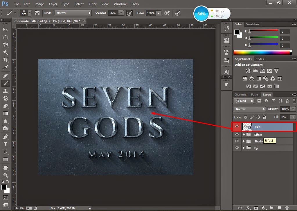 Tutorial Box BD: How to Make Cinematic Title Text Effect in Photoshop