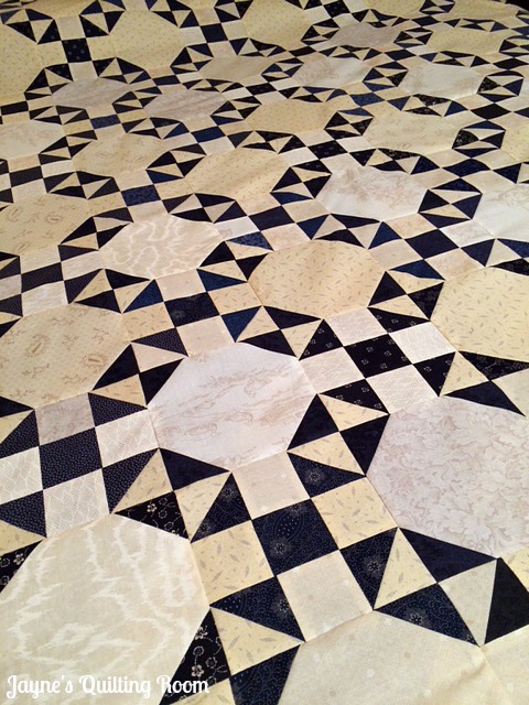 Jayne's Quilting Room: Snow Shoo Quilt Top Finished