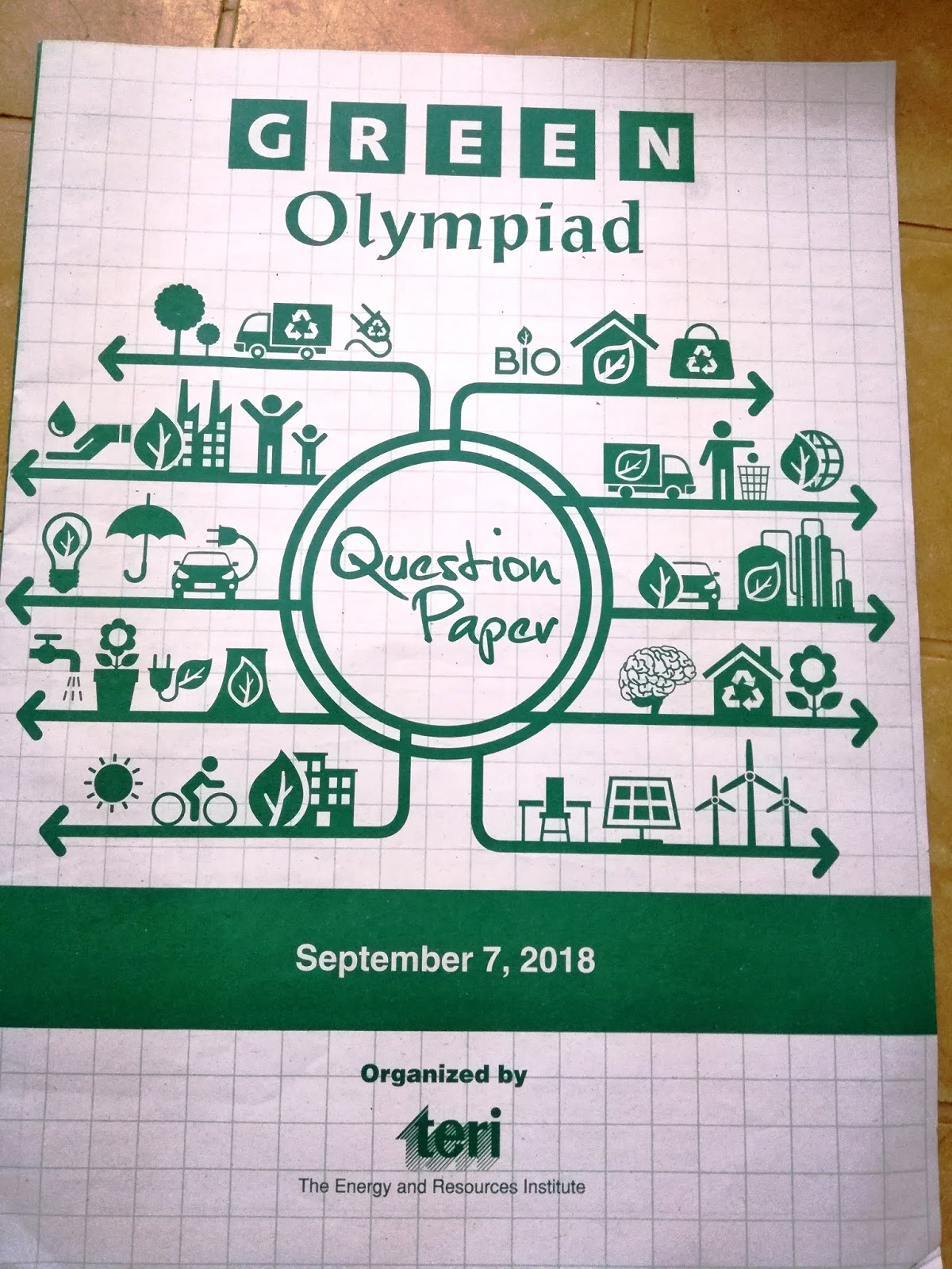 TERI Green Olympiad 2018 Question Paper teri-green-olympiad-2018-question-paper