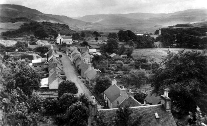 Tour Scotland: Old Photograph Dervaig Isle Of Mull Scotland