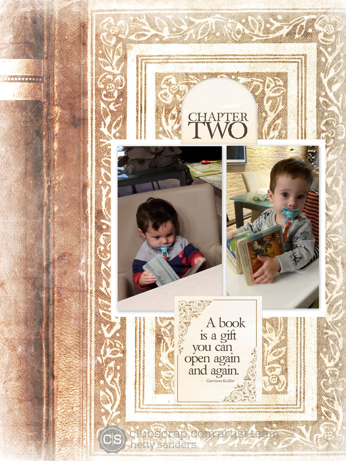 *{CraftChaos}*: Club Scrap Blog Hop: Literature