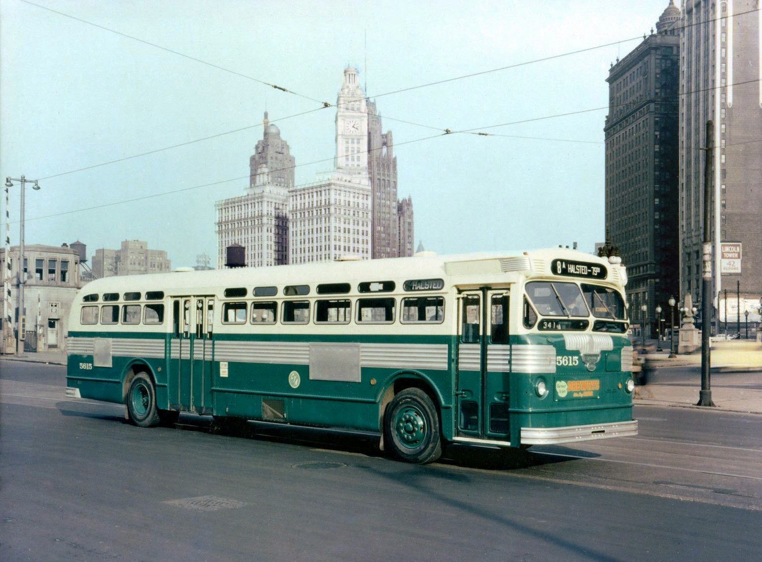 transpress nz: 1953 Flxible Twin Coach