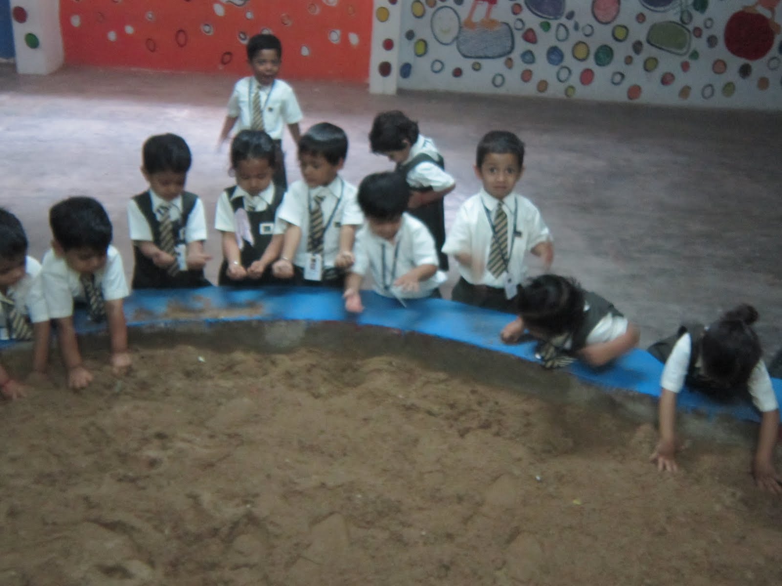 Slate - The School, Abids: Sand Pit Activity - Nursery